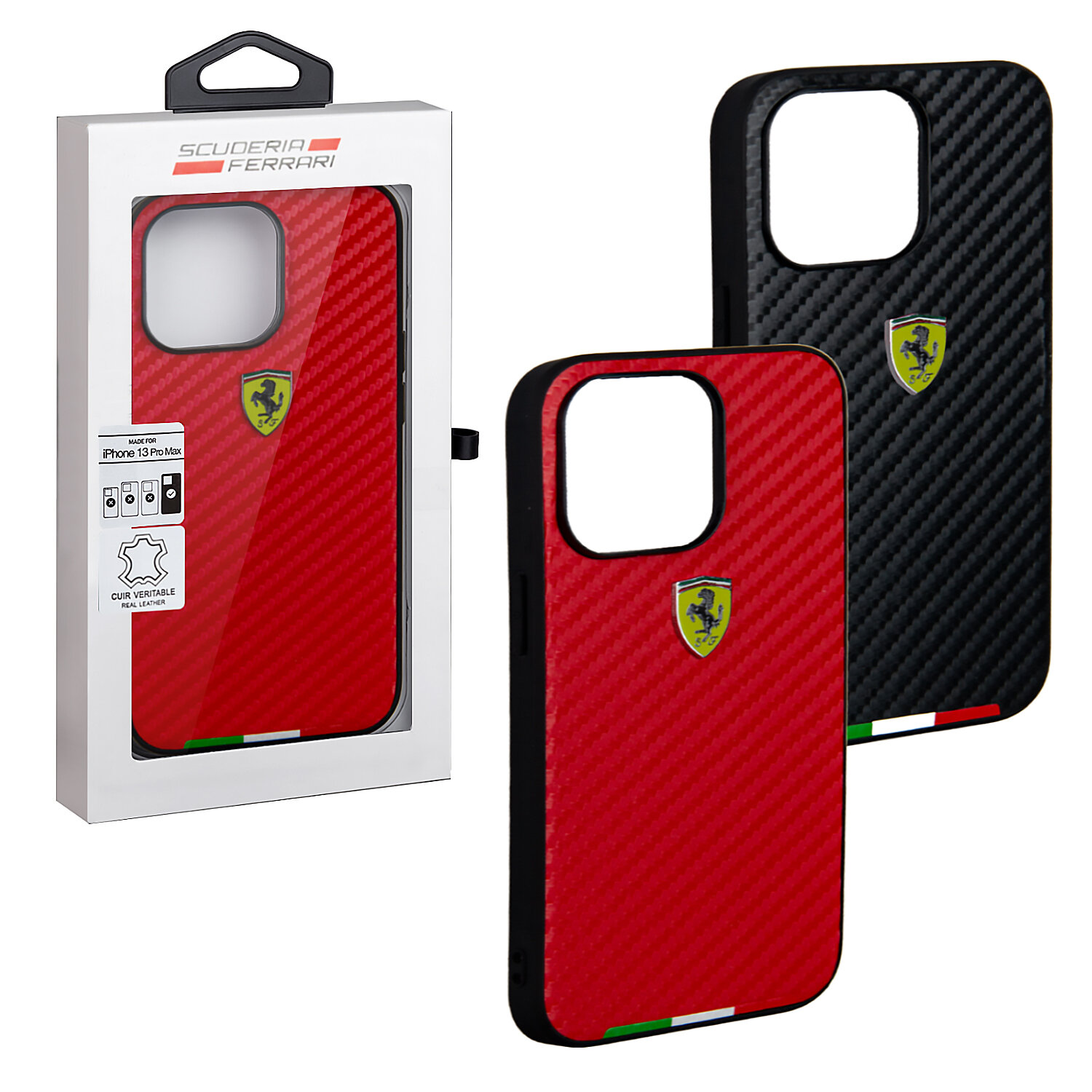 Чехол Ferrari для iPhone 13 pro Max