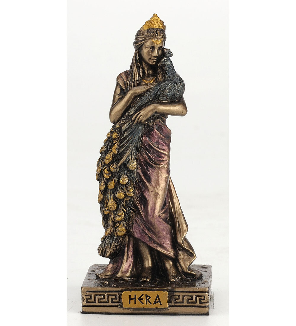 Статуэтка Богиня Гера с павлином