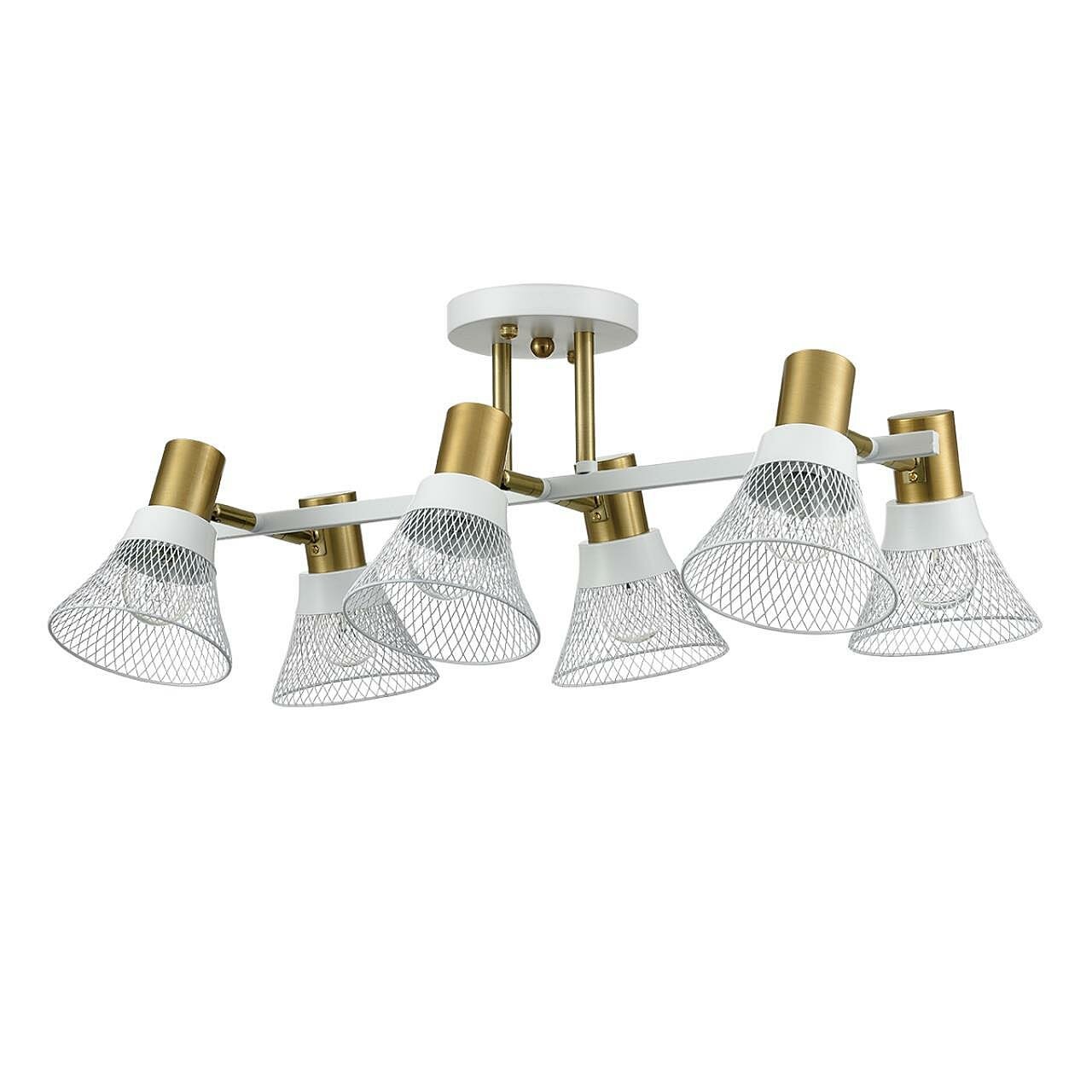 Потолочная люстра Lumion Anriya 8045/6C, E14, 240Вт, кол-во ламп:6шт, Белый