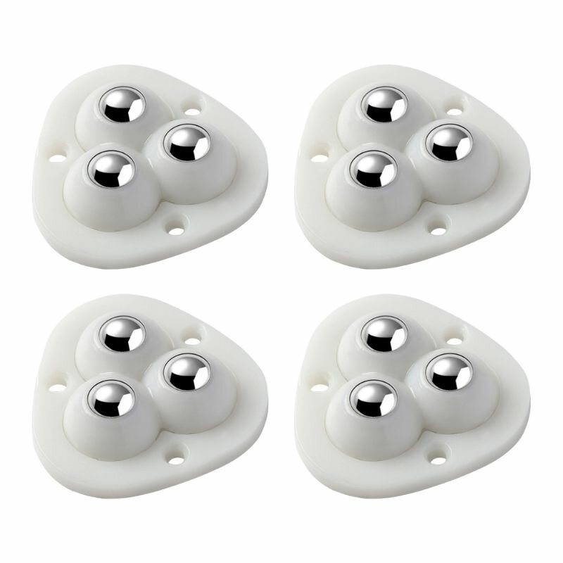 4 шт. вращающиеся на 360 самоклеющиеся самоклеящиеся универсальные мини-поворотные колеса для ящиков хранения небольшой мебели