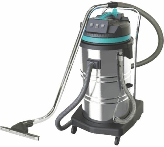 Пылеводосос темп 80 л, нержавеющая сталь 220V 3300W 3 турбины TVC80-3