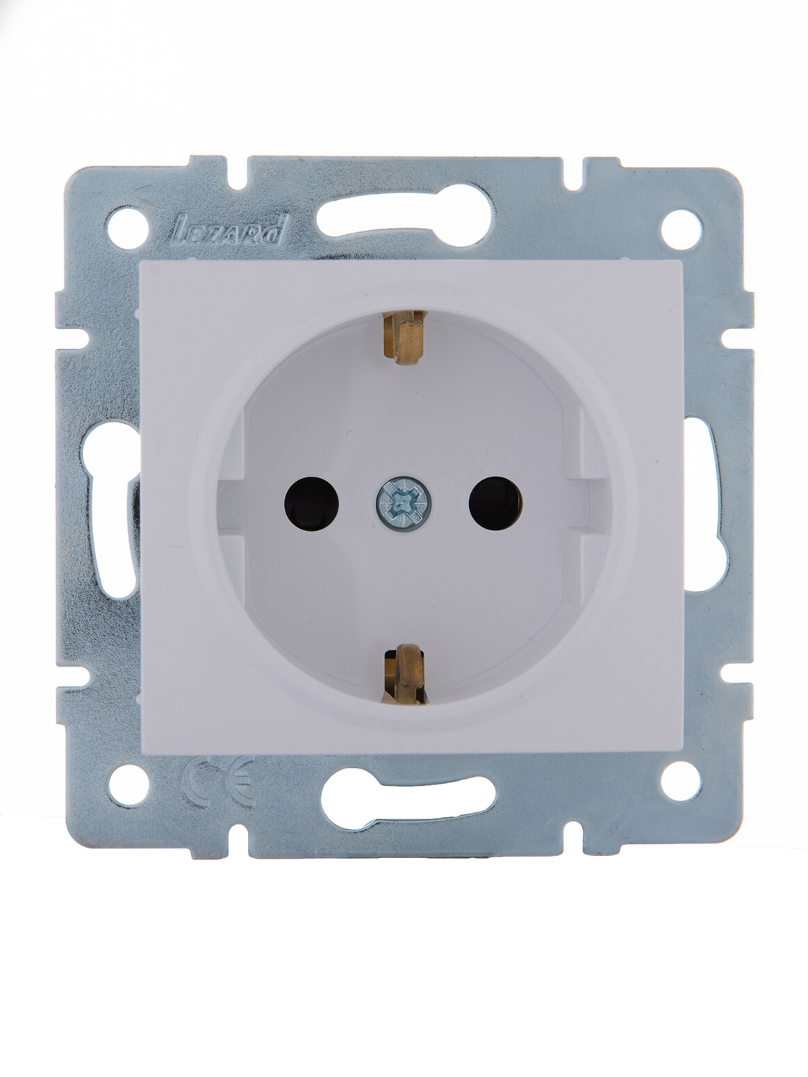 KARINA механизм розетки с защитой от детей ПБТ белая