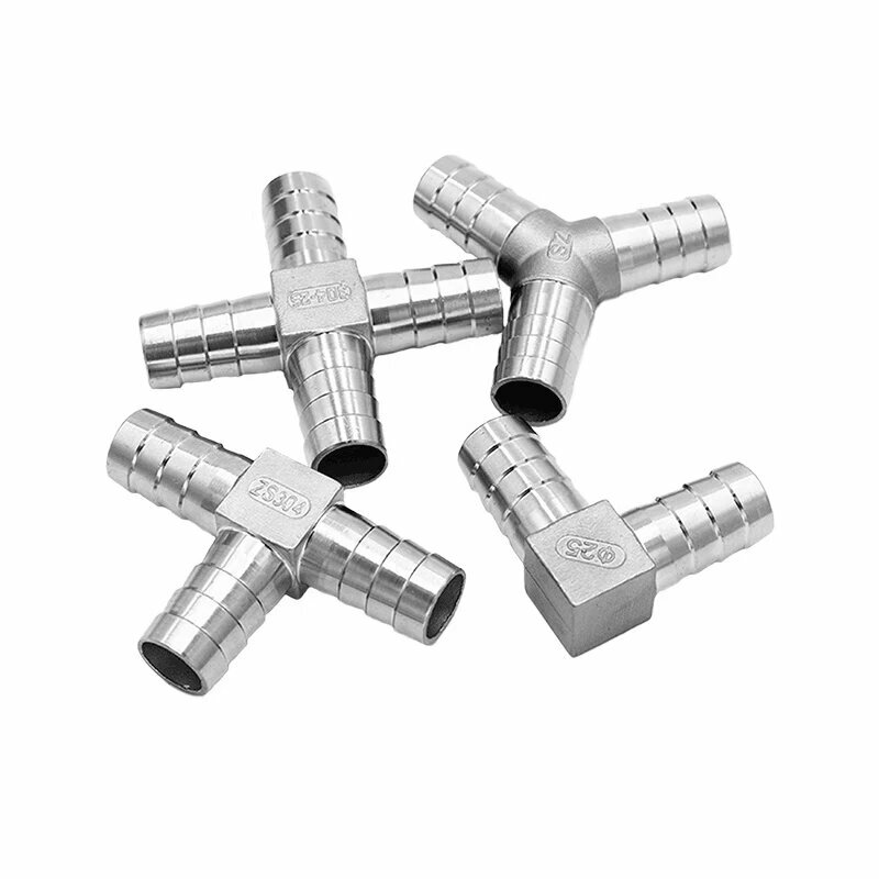 Фитинги из нержавеющей стали для шлангов 4-19 мм T-Type 6mm