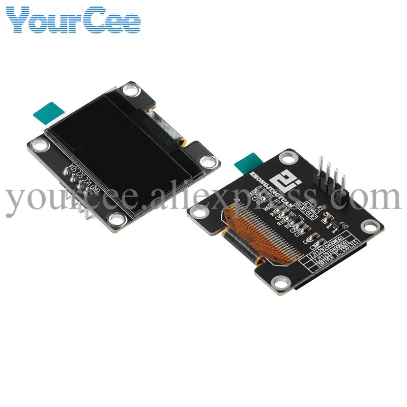 OLED-дисплей 1.29", 128x64, белый, синий, для Arduino