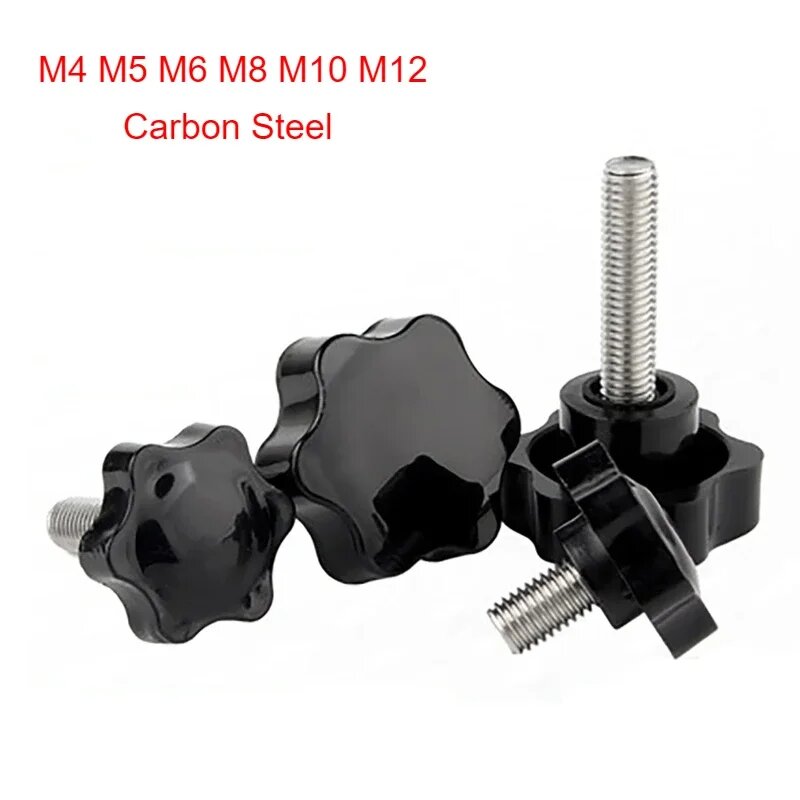 Винты M5 35 мм, углеродистая сталь, 5 шт.