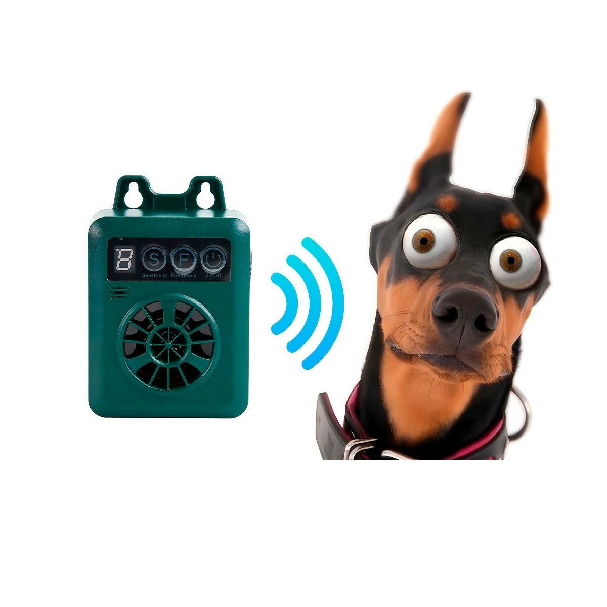 Устройство антилай стационарное для собак AU06 SAW (RUS) - антилай ультразвуковой для квартиры и дачи, дрессировщик.