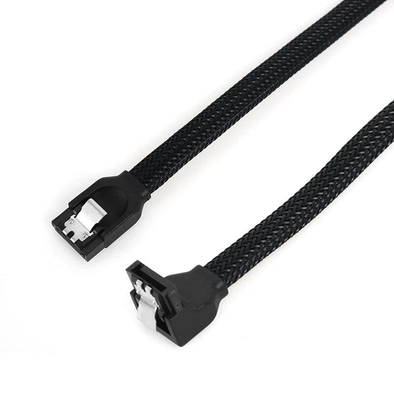 Lecolli SATA 3.0 кабель, 0.5m, черный, 3шт