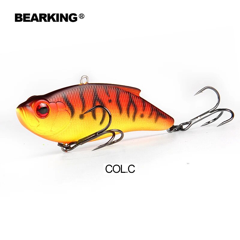 BEARKING Воблер 7,5см 15г для ловли щуки Оранжевый, C