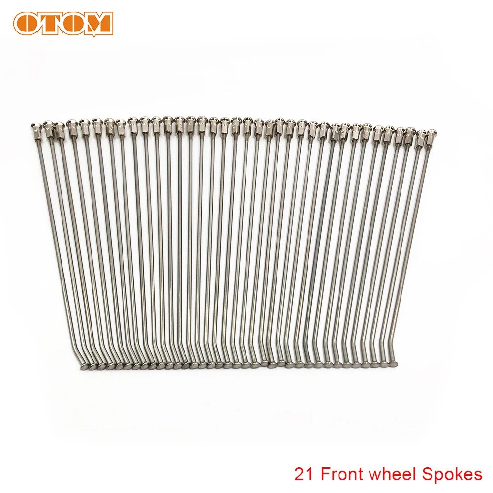 OTOM 36 шт. мотоцикл 21 "переднее 18 "19" заднее колесо из нержавеющей стали, комплект спиц, соски для CRF KTM KXF YZF RMZ KEWS Мотокросс 21 Front Spokes