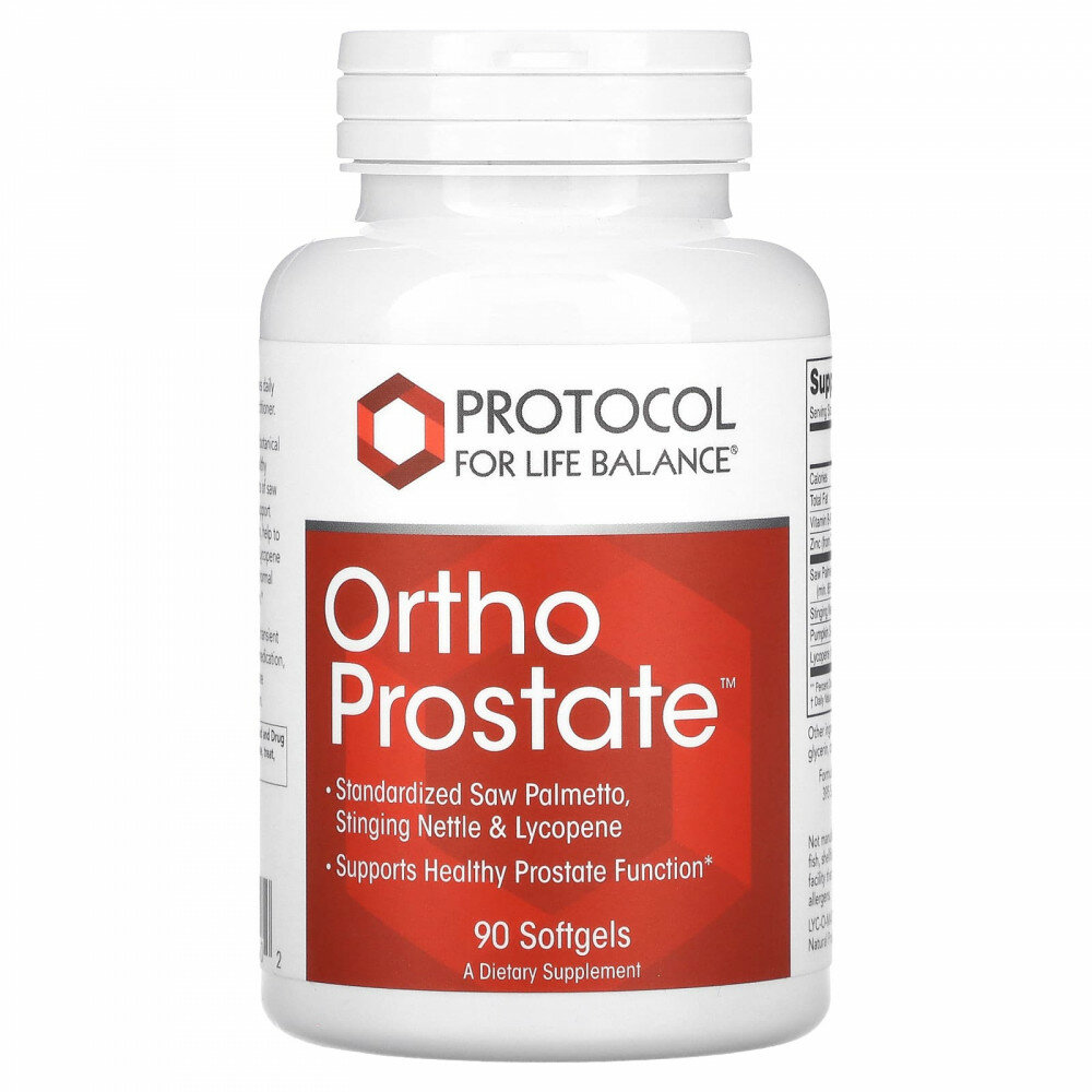 Protocol for Life Balance, Ortho Prostate™, 90 мягких таблеток