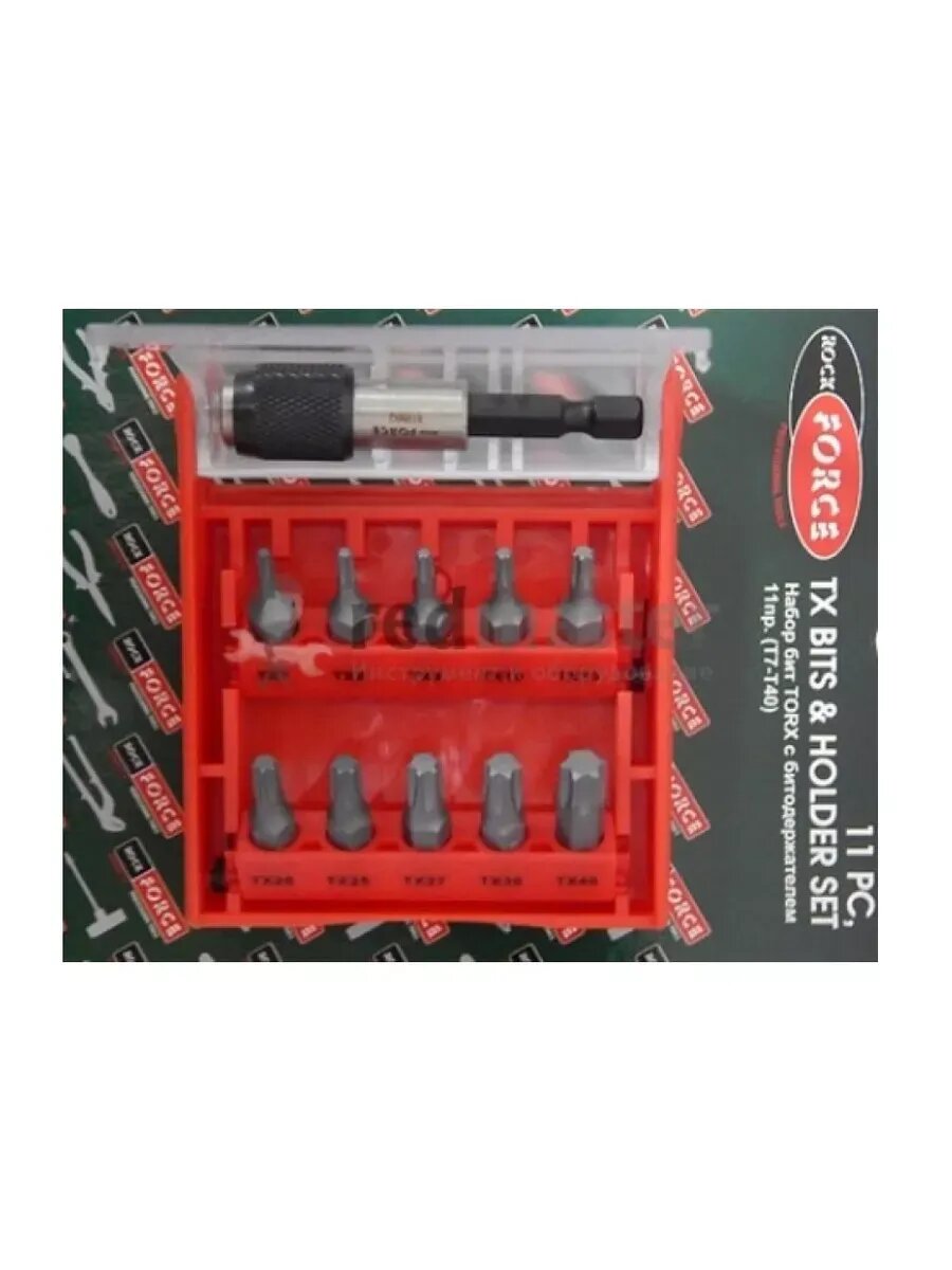 Набор бит TORX 1/4' с битодержателем — фото 1