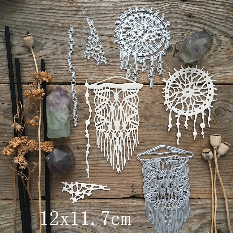 Металлические пресс-формы для скрапбукинга Mmao Серебряный, E-940