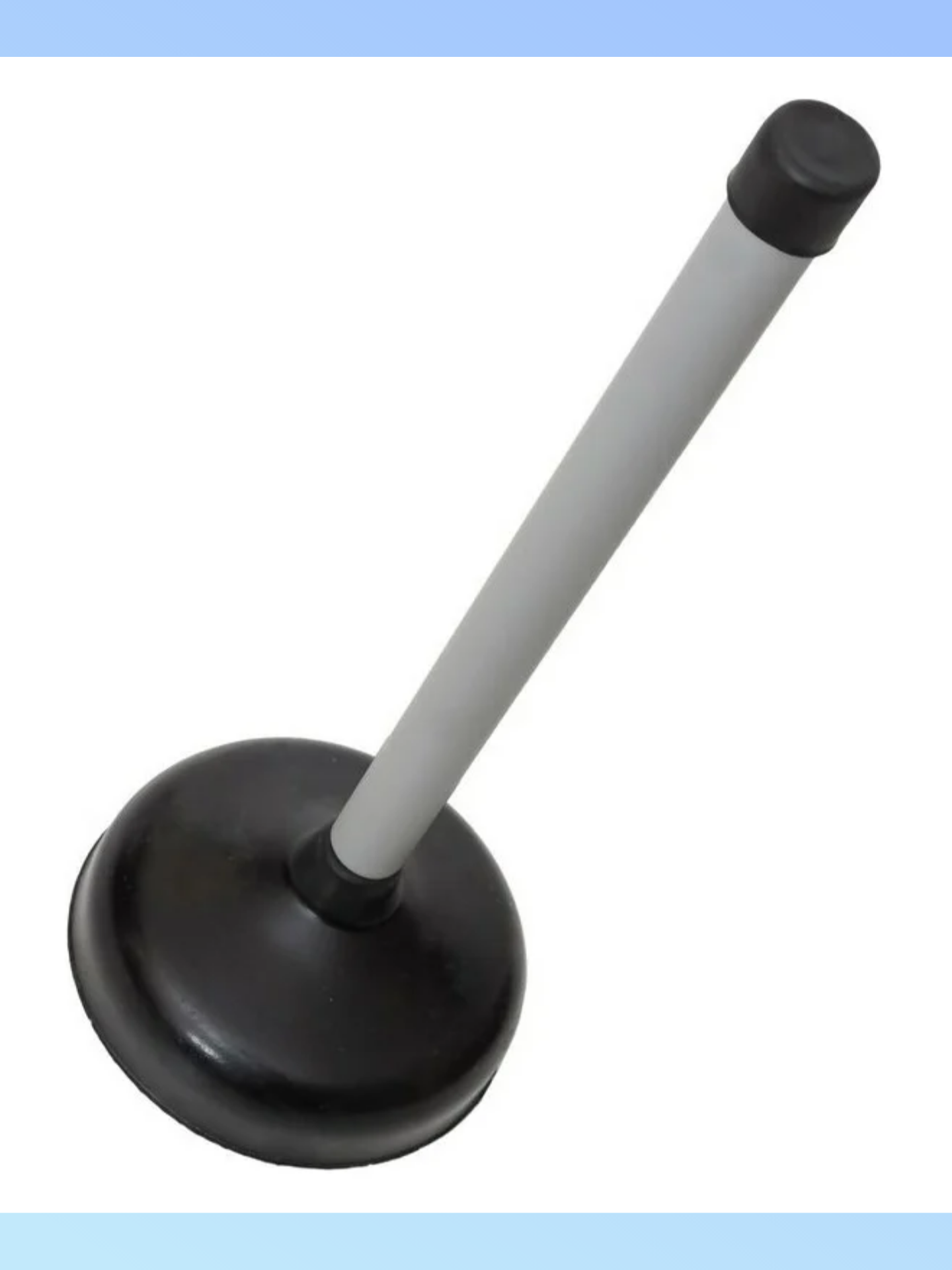 Вантуз для раковины ванны унитаза Д 130 мм с пластмассовой ручкой