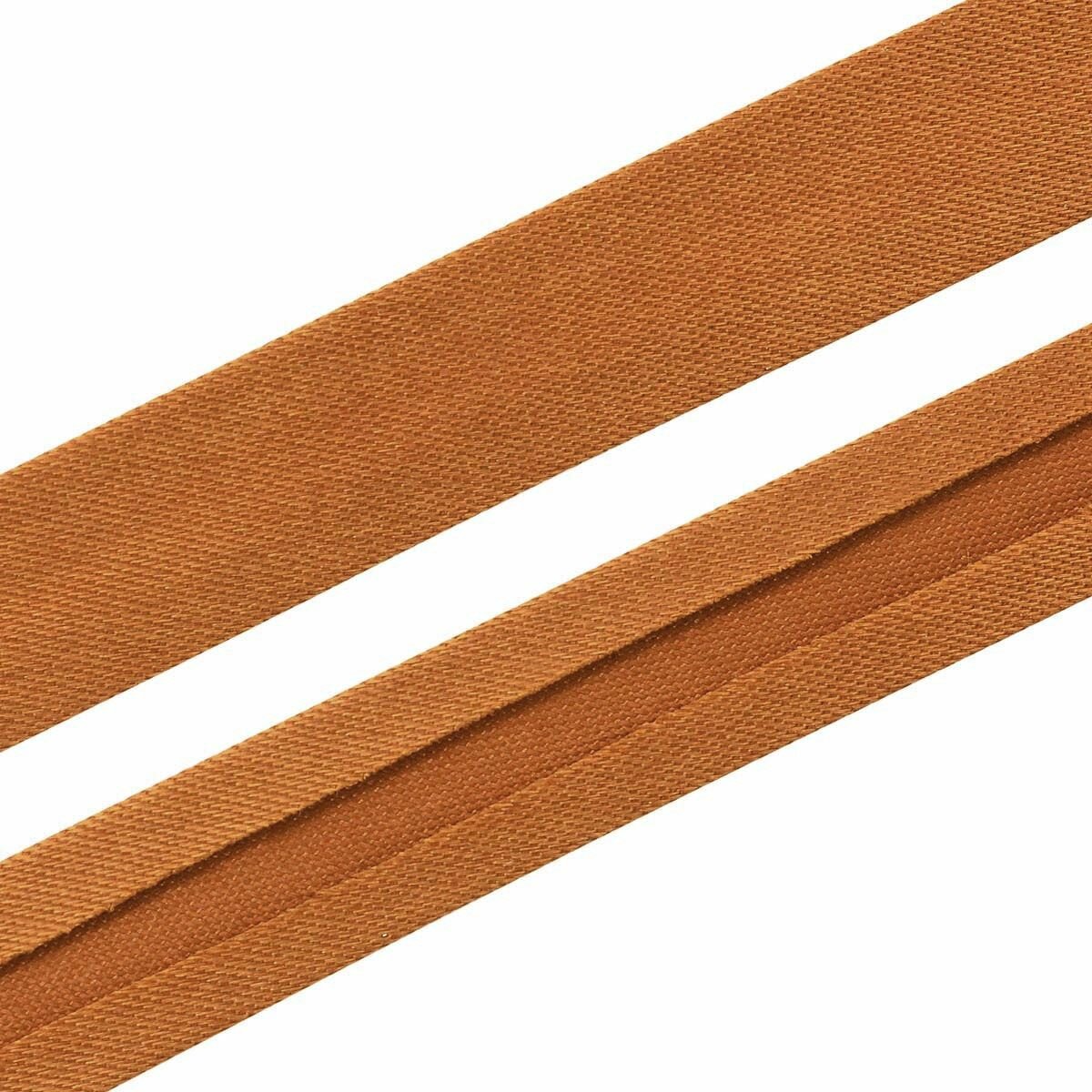 Косая бейка атласная 15мм*132м 0000-1500 (6028 бронза)