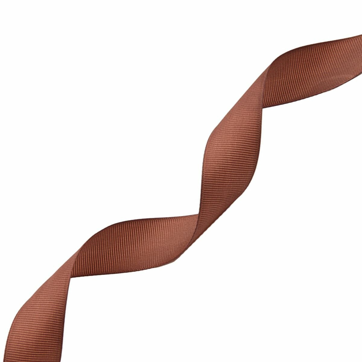 Лента репсовая 2,5см*18,28м (аналог 7702721) (074 коричневый)