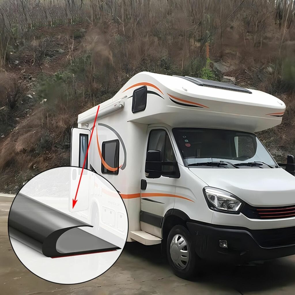 Специальные инструменты для автомобилей, Водосточный желоб на крыше Caravan RV Camper, водонепроницаемый и защищенный от капель белый силикон, 1 рулон