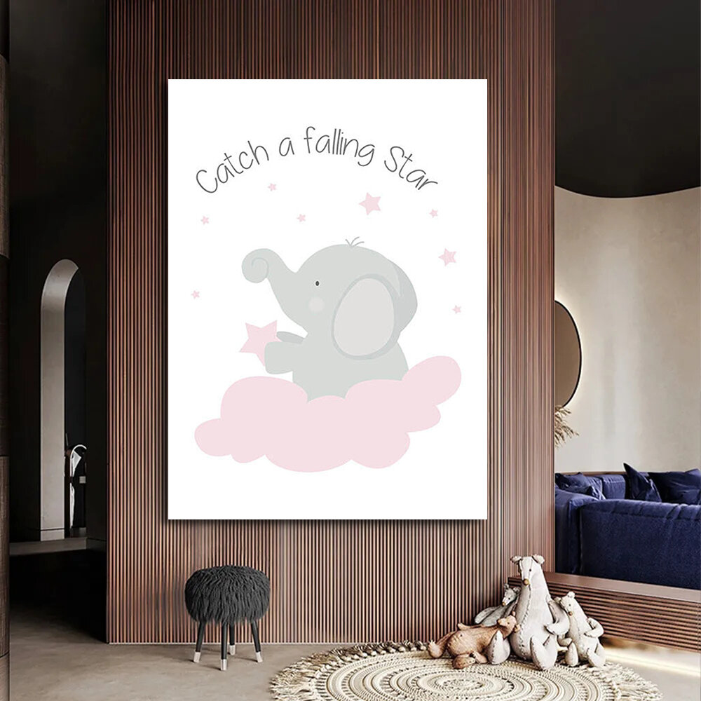 Звери / Картина в детскую комнату, картина на холсте / на стену, 40х60 см.