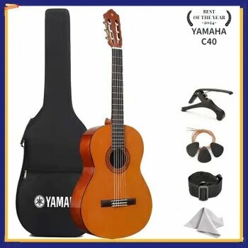 Yamaha Классическая гитара C40 6-струнная, корпус Ель 4/4