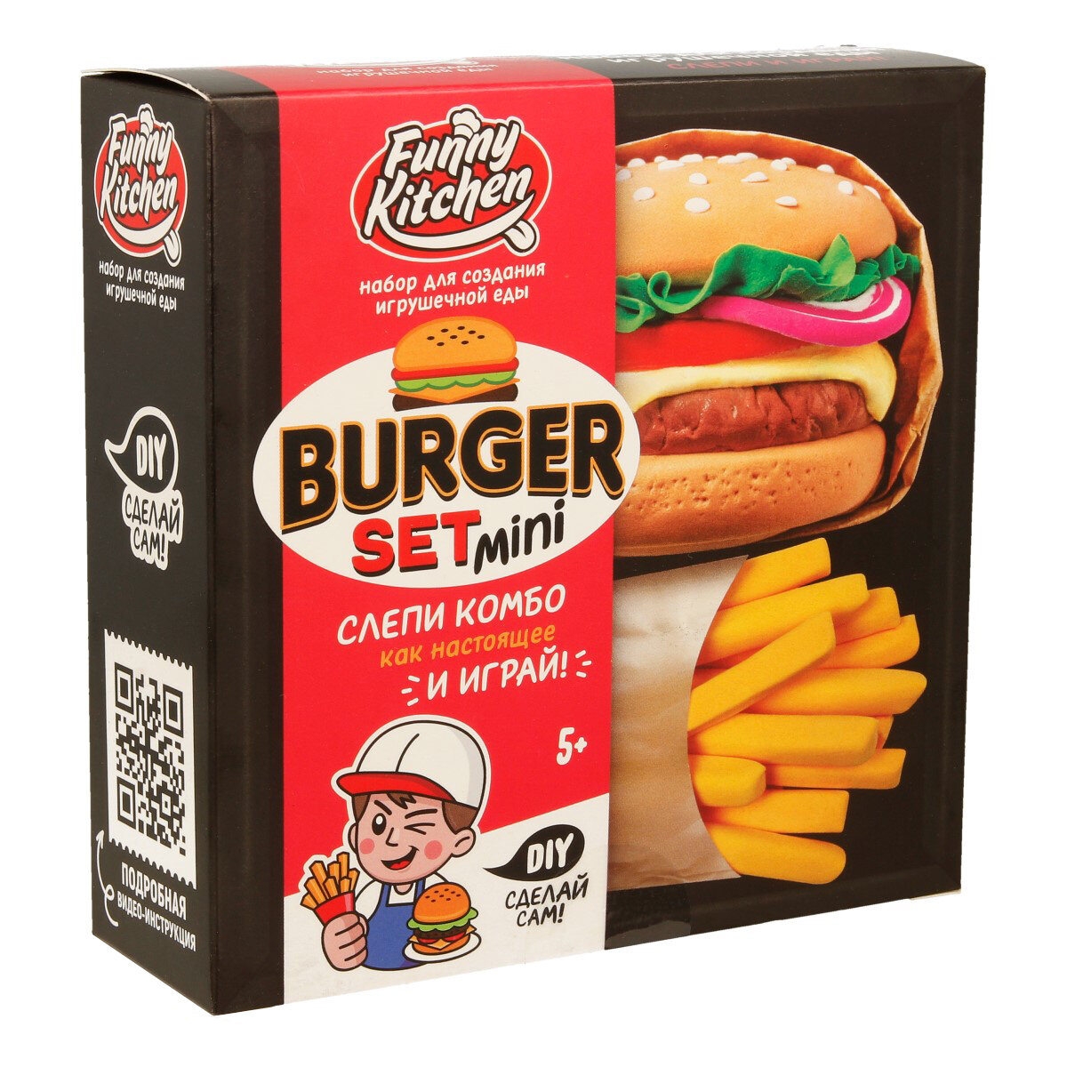 Игрушка Slime Лаборатория Funny Kitchen Burger set mini