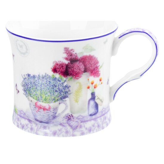 Кружка Elan Gallery Еlan Gallery "Лаванда" 11,5х8,5х7,7 см 250 мл. (420629 Elan)