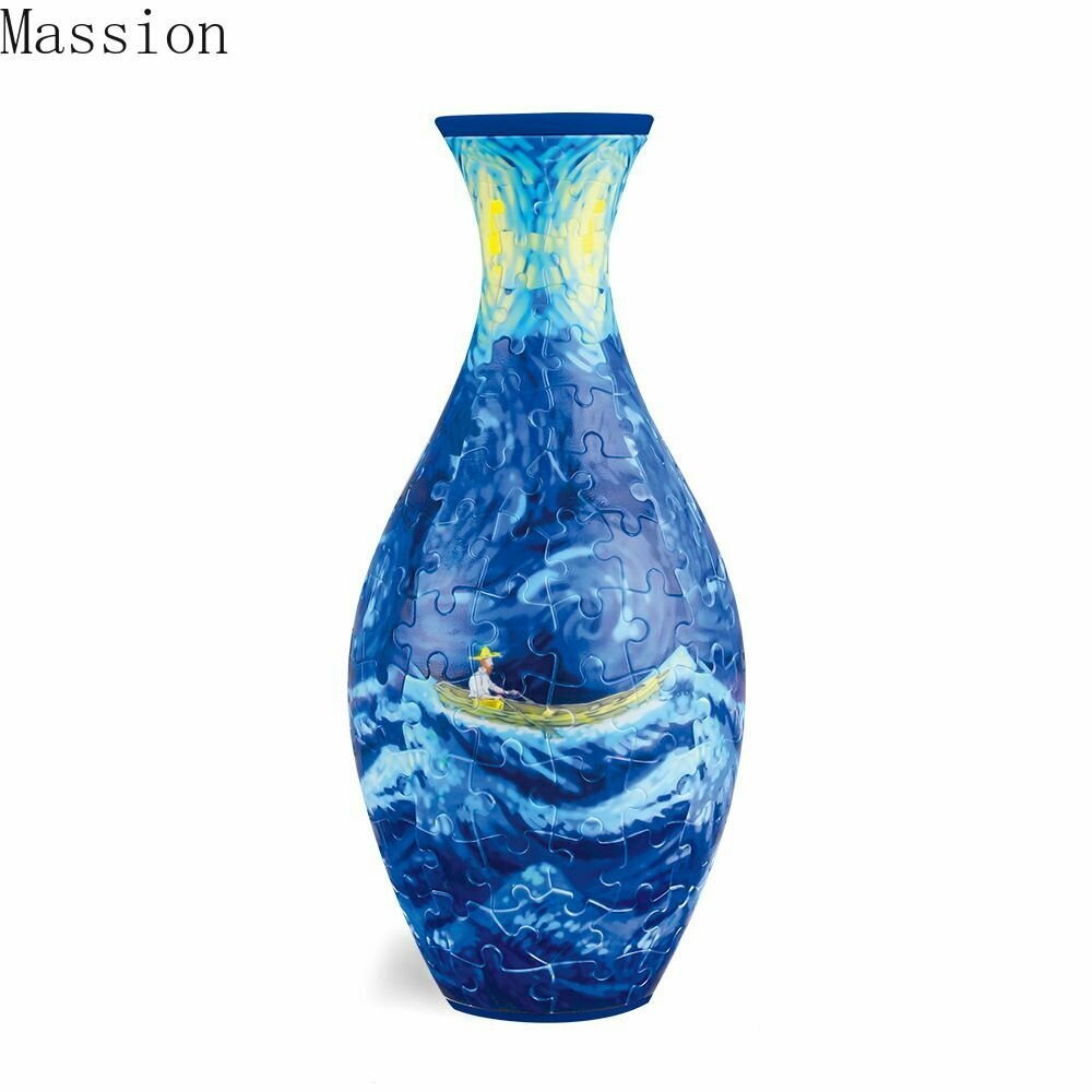 3Д пазл ваза для сухоцветов