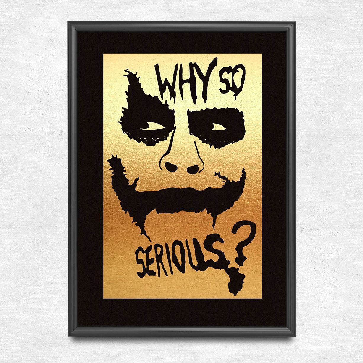 Постер Джокер / Плакат Joker Тёмный рыцарь, Хит Леджер по фильму, сериалу, игре