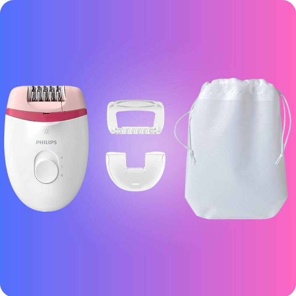 Philips BRE255/05 Satinelle Essential Проводной компактный эпилятор