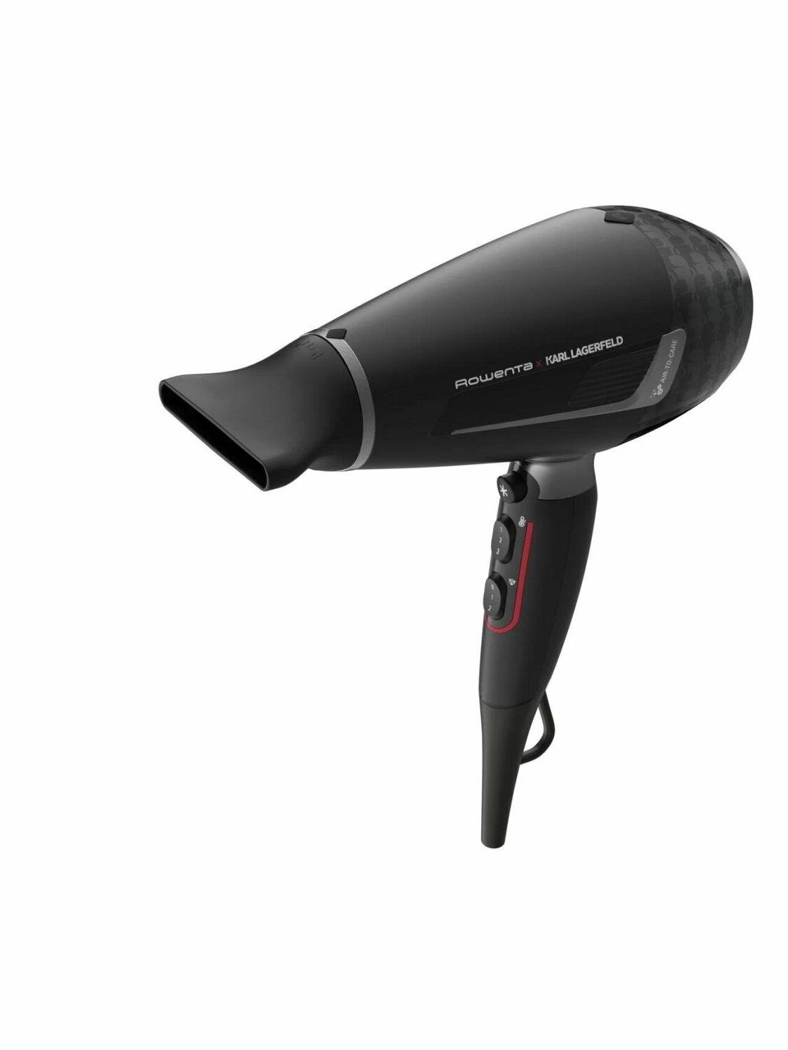 Фен Rowenta Karl Lagerfeld Pro Stylist CV888LF0, черный, 2200 Вт,