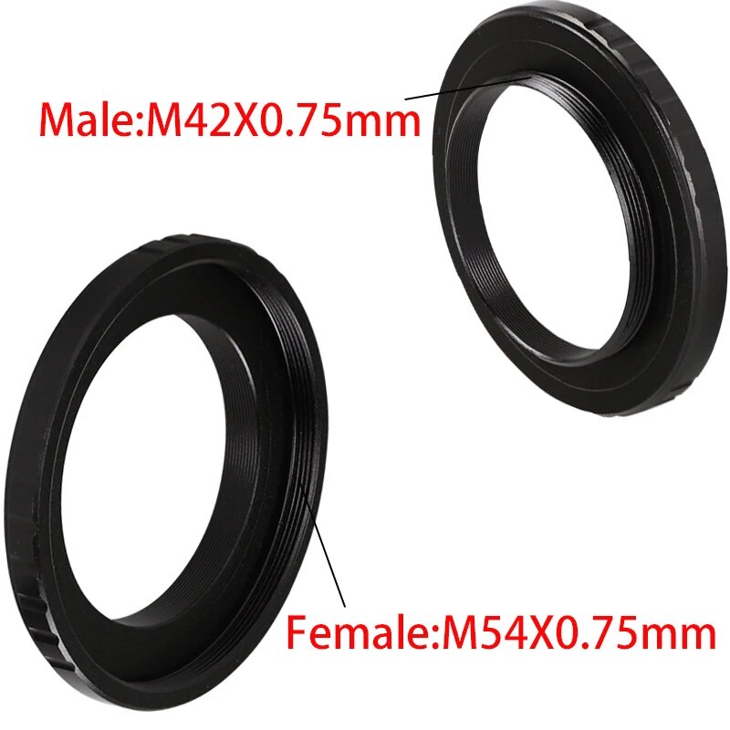 Переходное кольцо Female M54 - Male M42 для телескопа