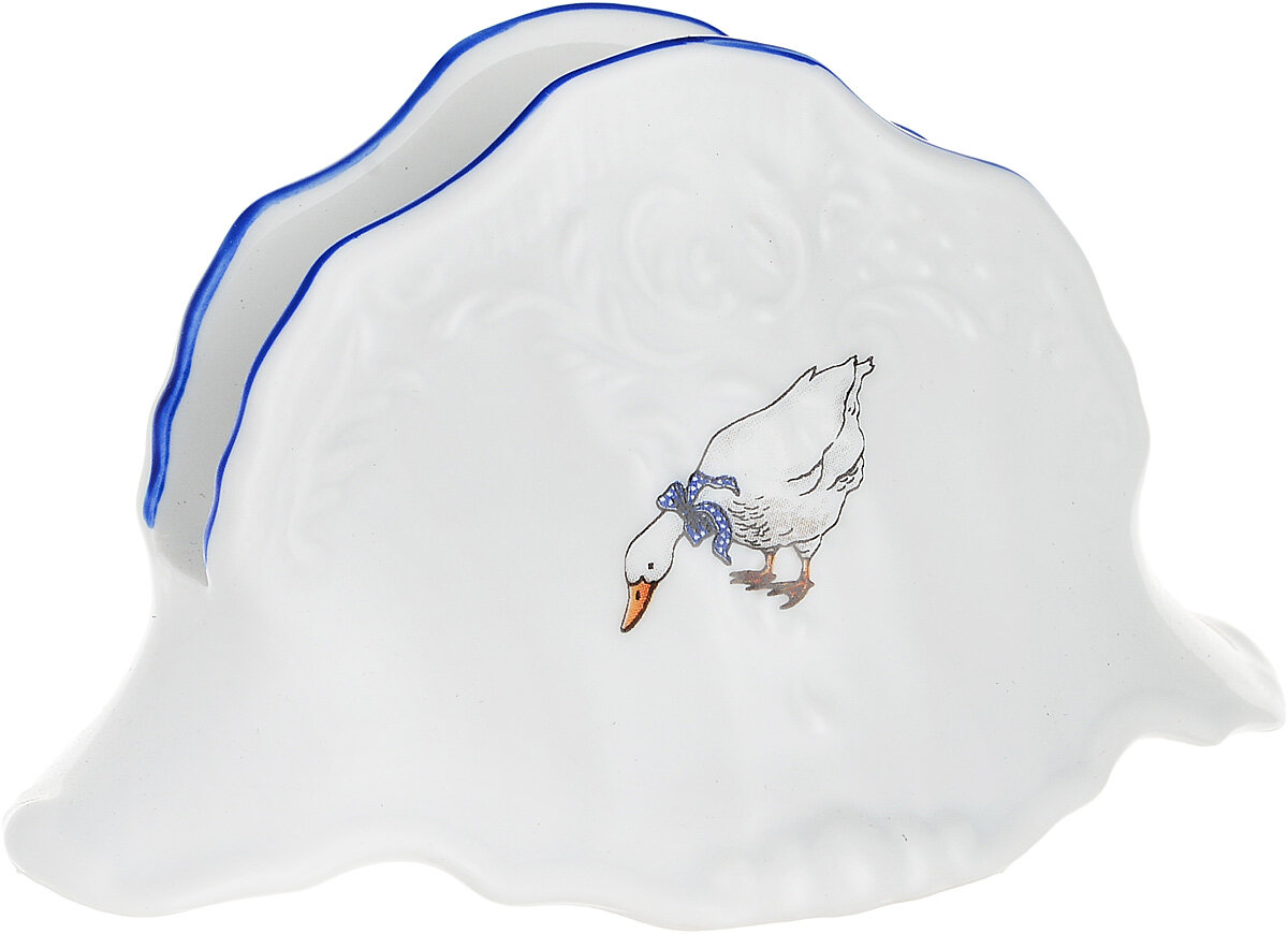 Салфетник; "Bernadotte", декор "Гуси", фарфор, Thun/ БТФ0363