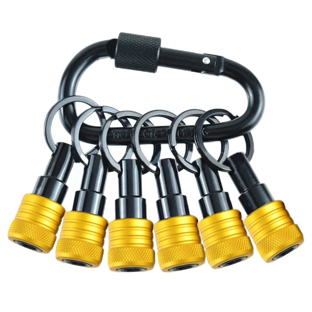 6 шт. 1/4-дюймовые шестигранные головки, держатели бит, набор отверток, держатели бит, набор многофункциональных отверток для удобного хранения и транспортировки