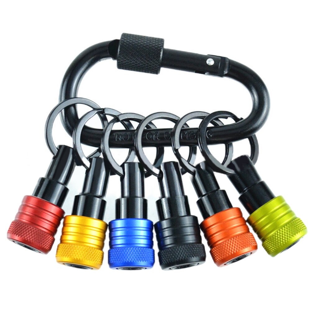 6 шт. 1/4-дюймовые шестигранные головки, держатели бит, набор отверток, держатели бит, набор многофункциональных отверток для удобного хранения и транспортировки