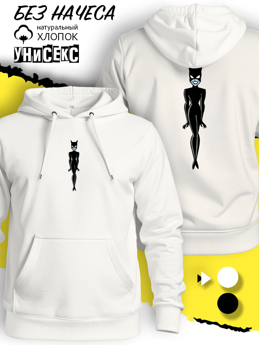 Худи Толстовка свитшот Бэтмен женщина кошка