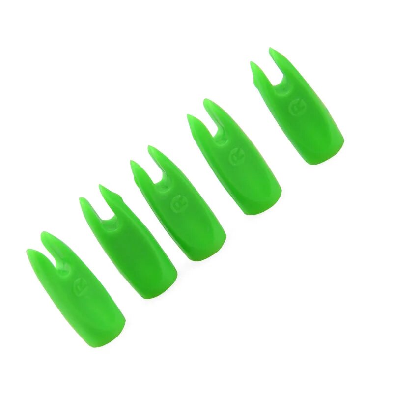 Стрелы Sharrow 9/32 пластиковые черные/желтые для лука 7,2 мм Зеленый, Green