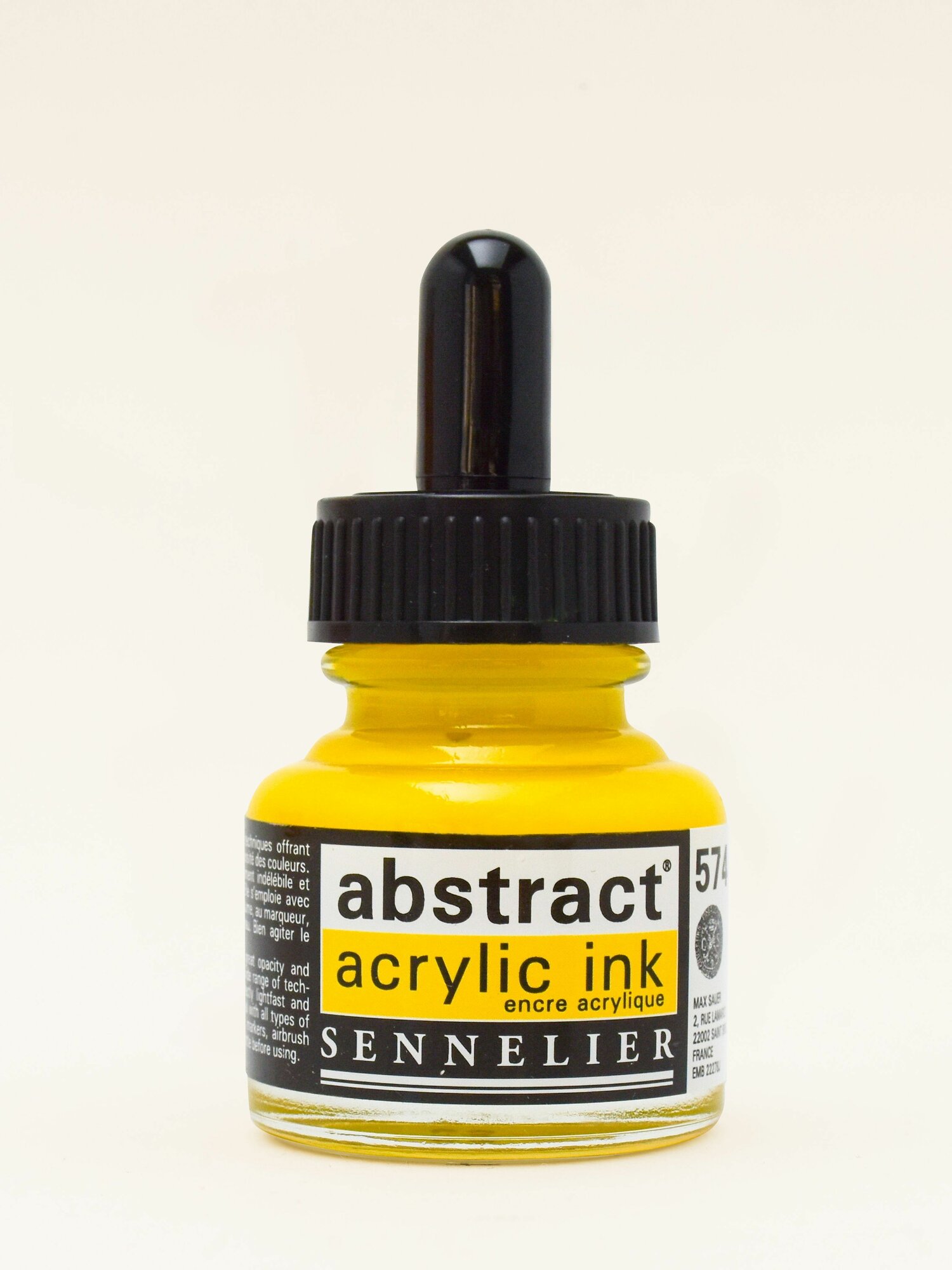 Sennelier Акриловые чернила "Abstract", 30 мл, жёлтый