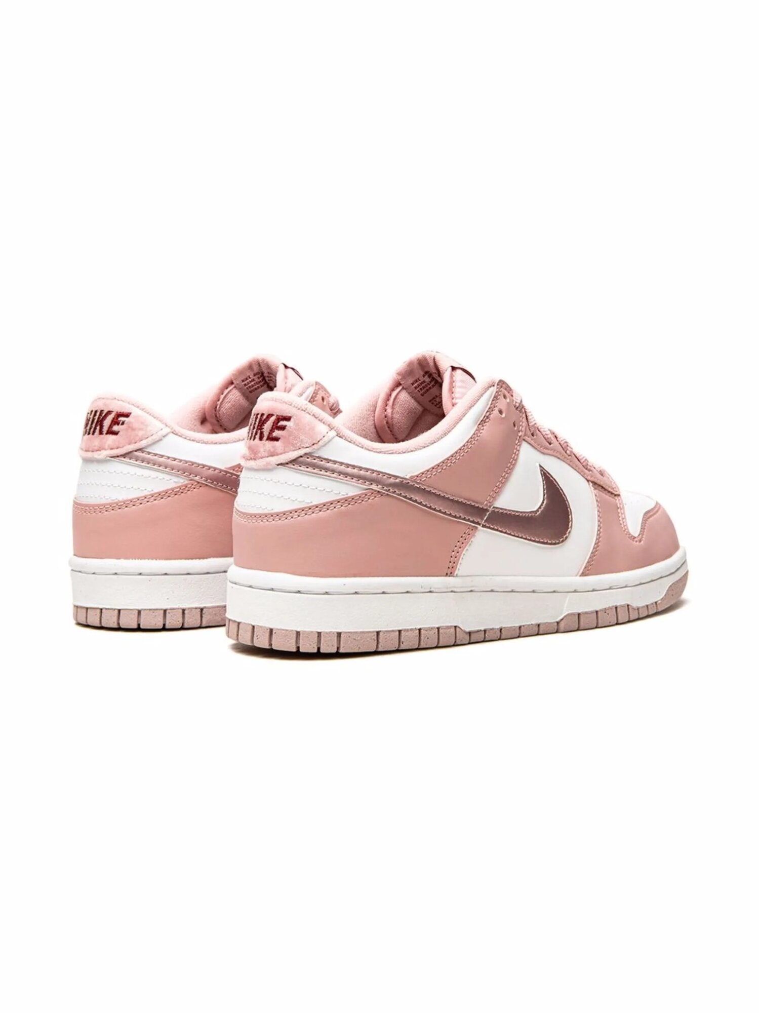 Кроссовки NIKE Dunk Low, размер 4.5Y US, темно-розовый — фото 1