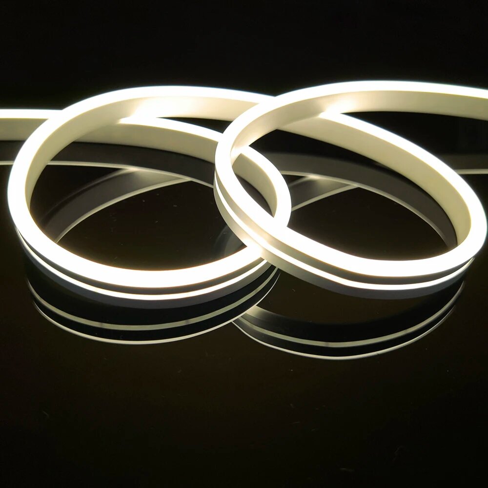 Лента неонового свечения 5м 10м 15м 20м 12V LED SMD 2835 120 светодиодов/м IP67 водонепроницаемая DIY мягкая светодиодная планка для декора