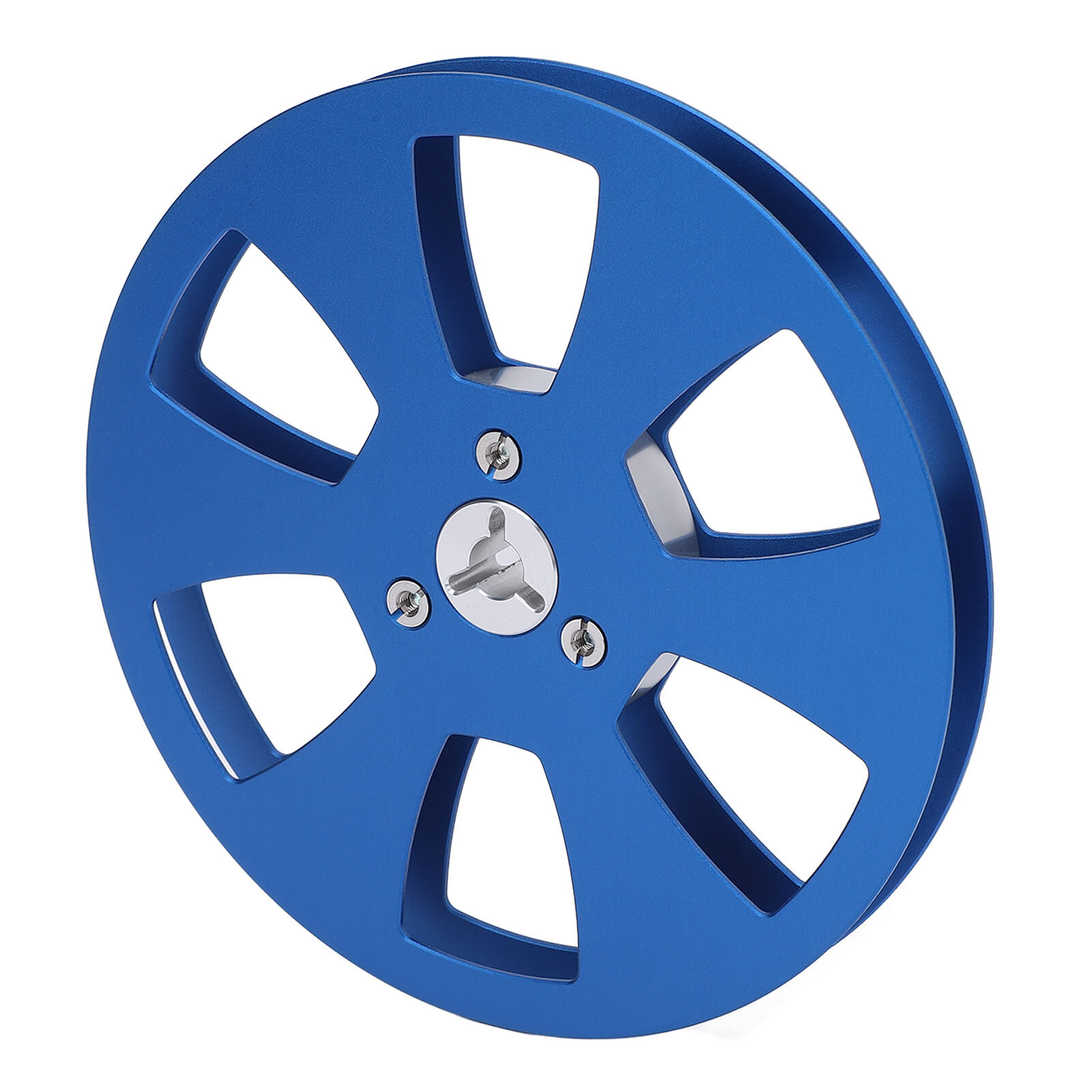 1/4 5 дюйма пустой катушки записи звуковой звук 6 отверстие алюминиевый сплав для ревокса. Части машины Blue