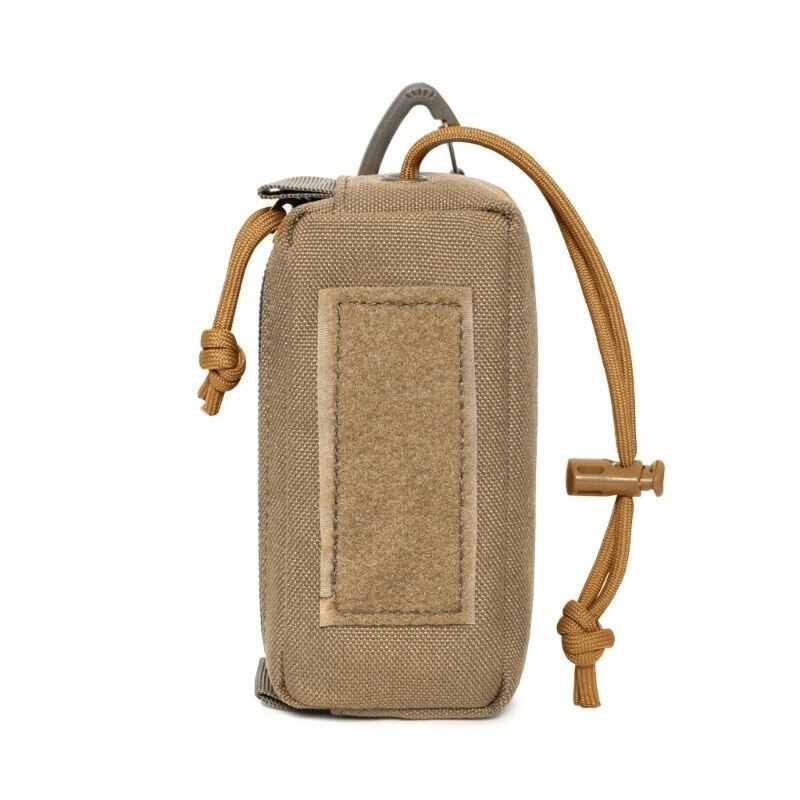 Спортивная тактическая поясная сумка для хранения ключей на открытом воздухе-коричневый