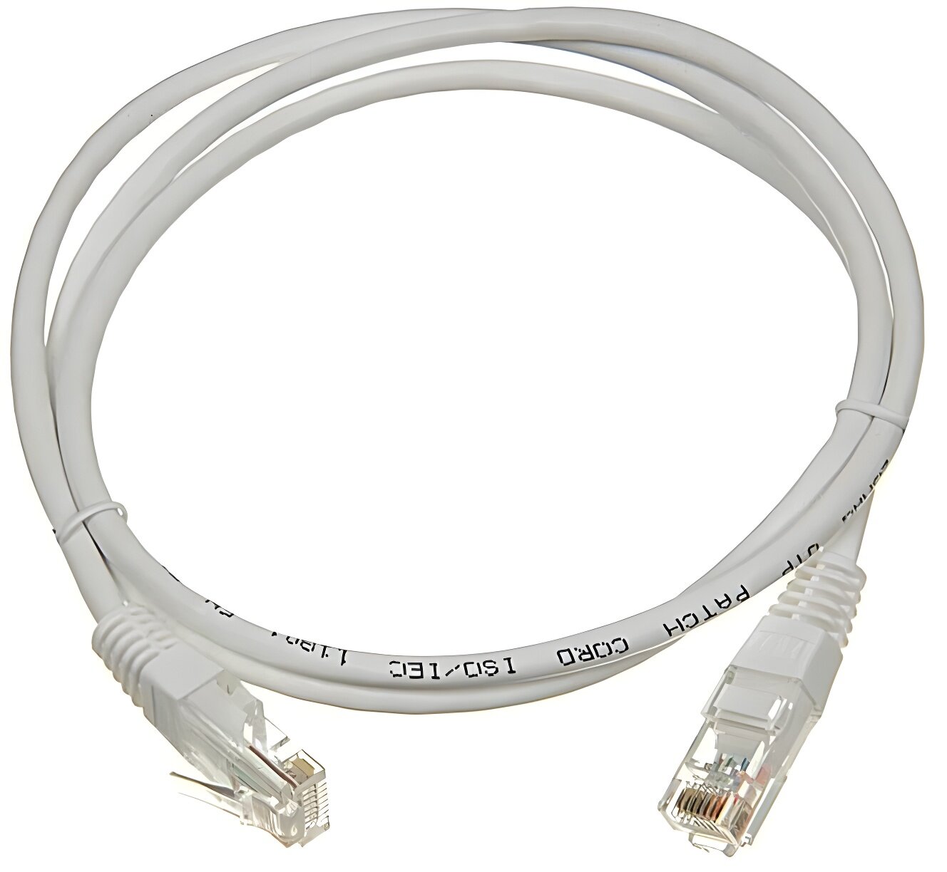 Lanmaster патч-корд LAN-PC45/U5E-1.0-WH UTP RJ-45 CAT5e 1м белый LSZH экранированный