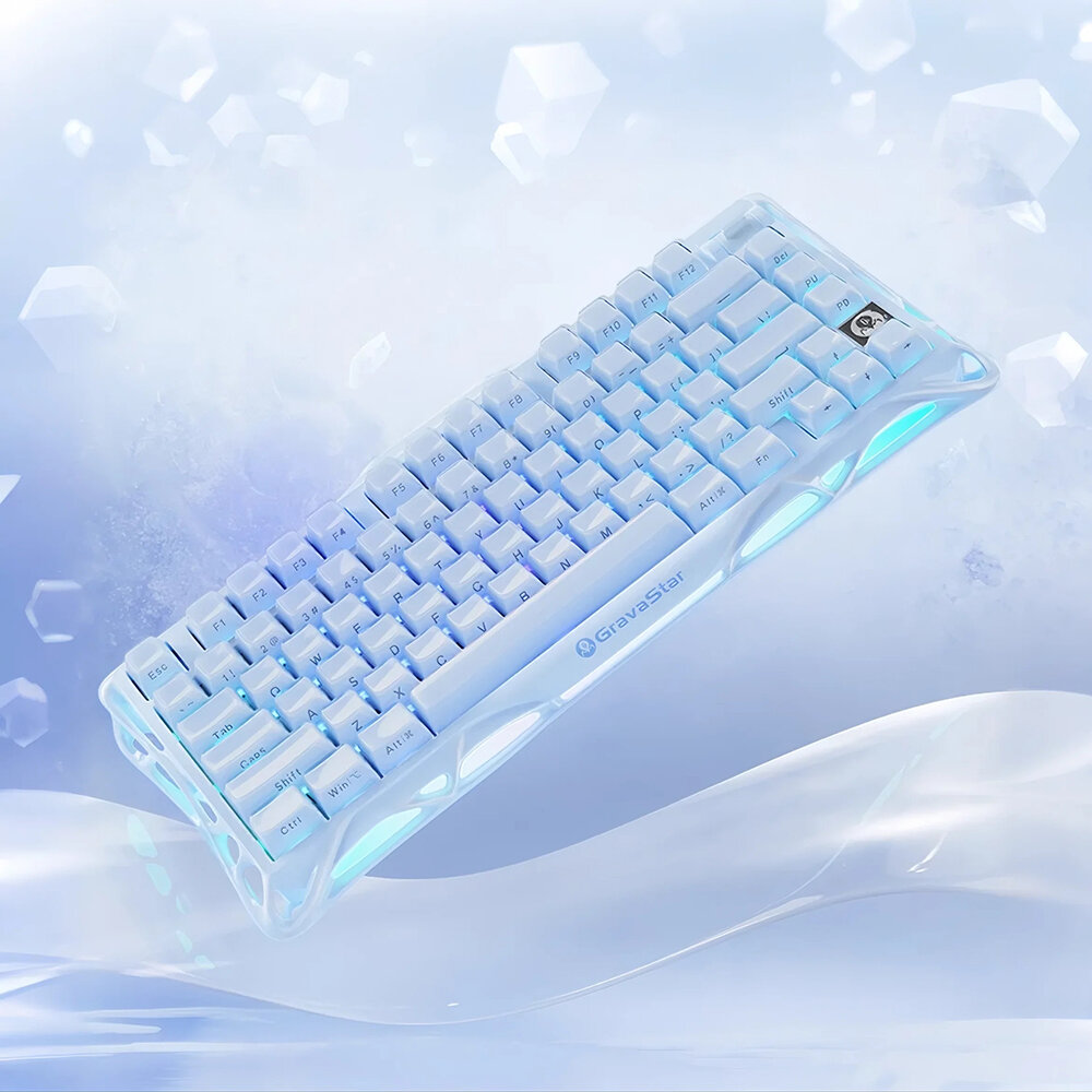 Gravastar Mercury K1 игровая механическая клавиатура для компьютера / ноутбука с подсветкой, беспроводная и проводная