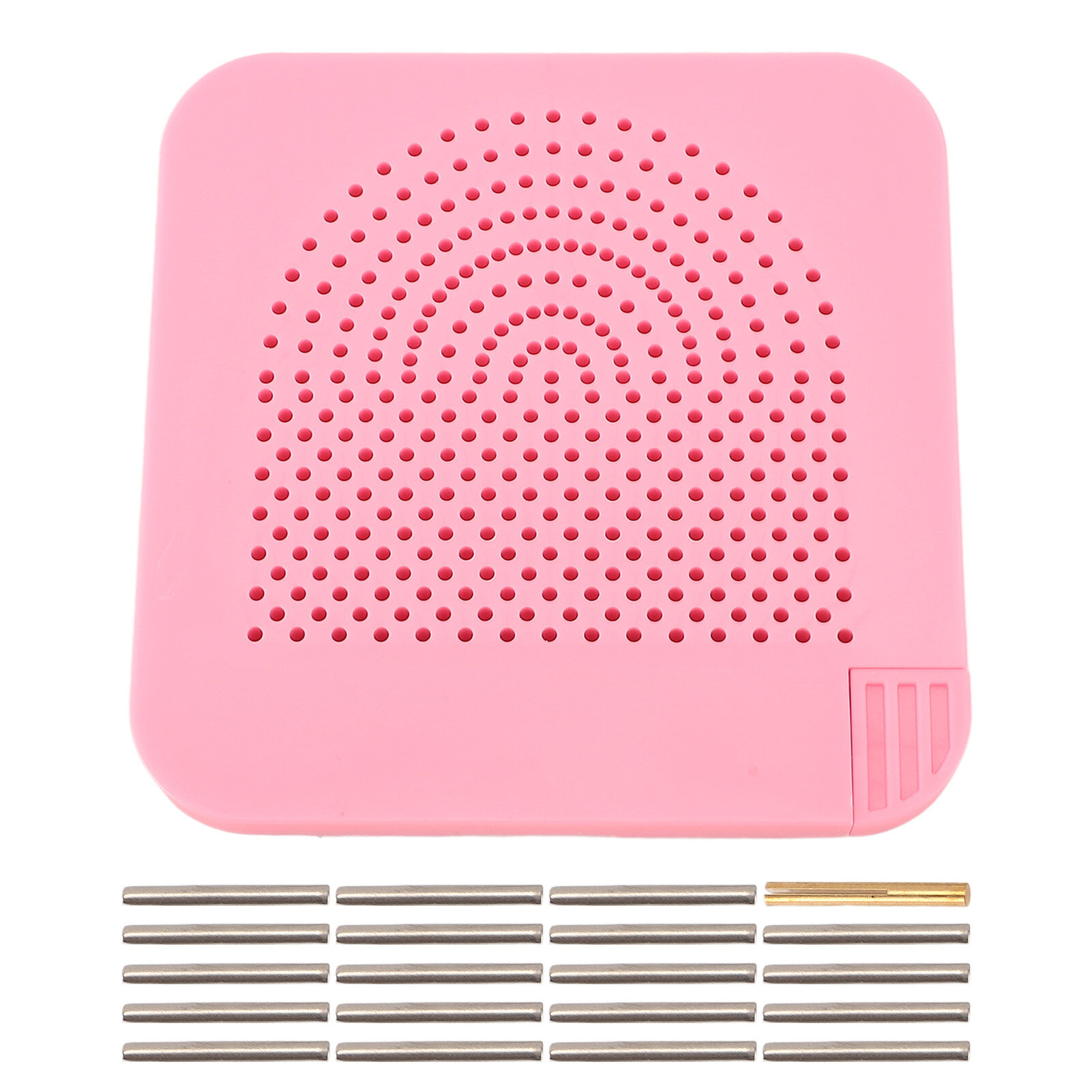 Доска для квиллинга с ящиком для хранения и 20 шт. булавок, диск для намотки бумажных полосок для поделок, красный