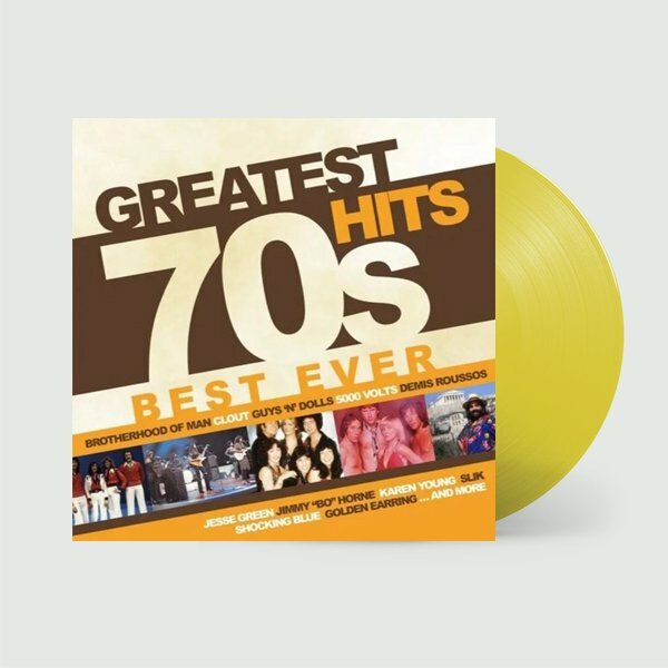 Greatest 70s Hits Best Ever (Coloured) (EU, Cloud 9 Vinyl, CLDV202200, новая импортн. виниловая пластинка в заводской упаковке) 2LP