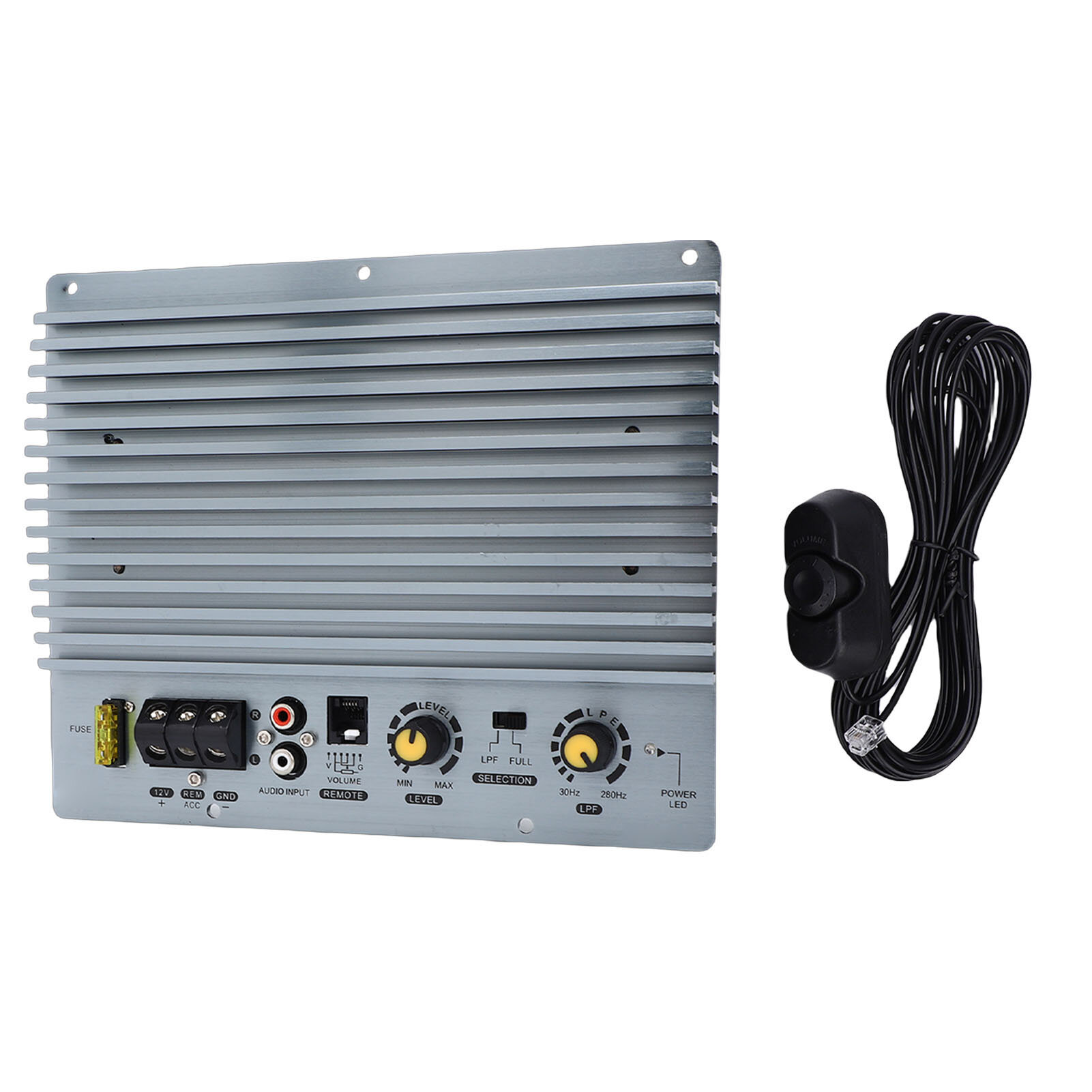 Плата автомобильного усилителя 1000 Вт, высокая мощность, быстрое рассеивание тепла, звук сабвуфера