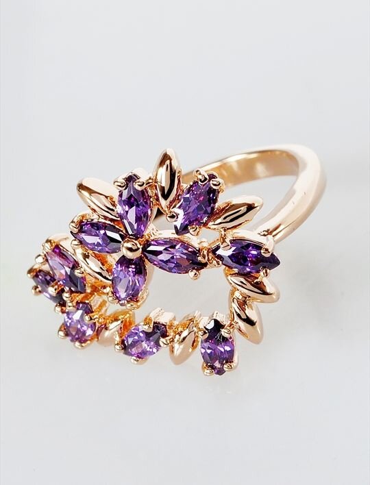 Кольцо, аметист