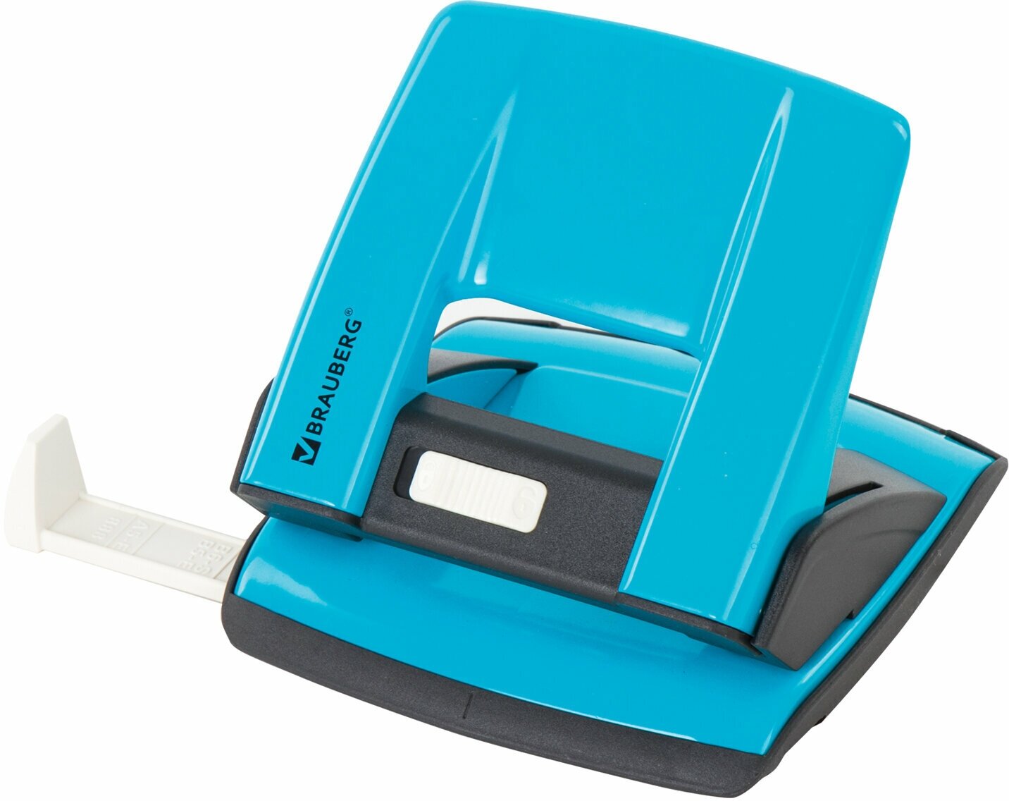Brauberg Дырокол металлический Ultra до 20 листов голубой 228759