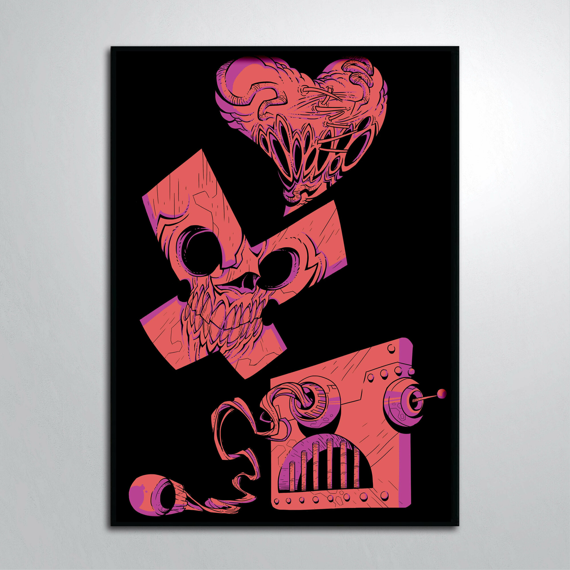 Постер без рамы/Любовь. Смерть. Роботы Арт Love, Death & Robots