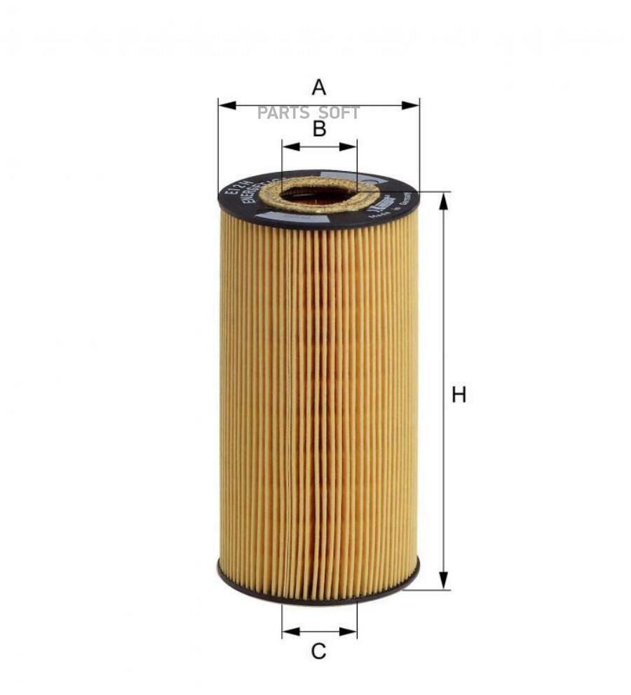 HENGST E12HD53 Фильтр масляный