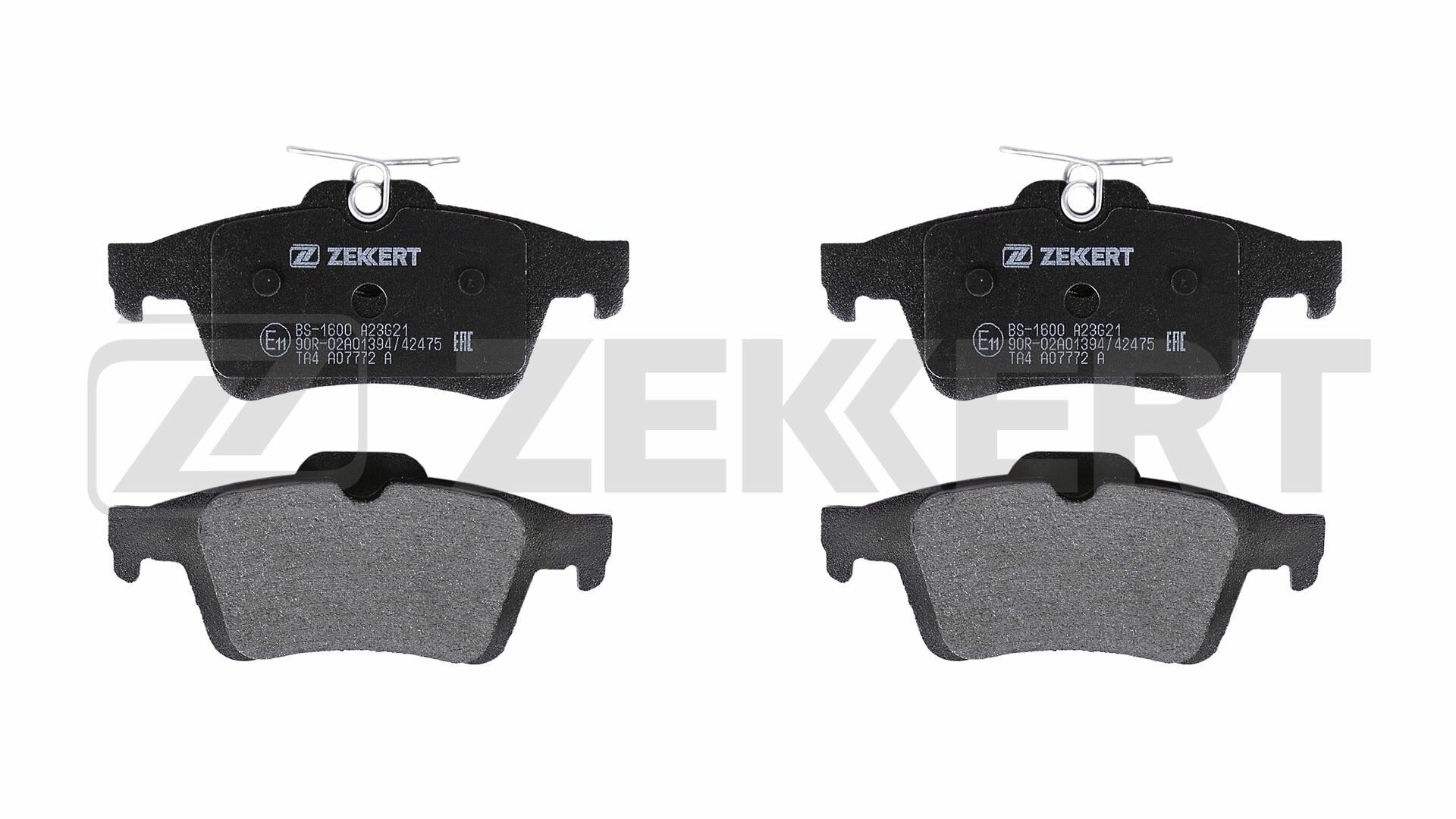 Колодки торм, диск, задн, Ford Focus III 11-, Nissan Primera (P12) 00-, Renault Megane II 04-