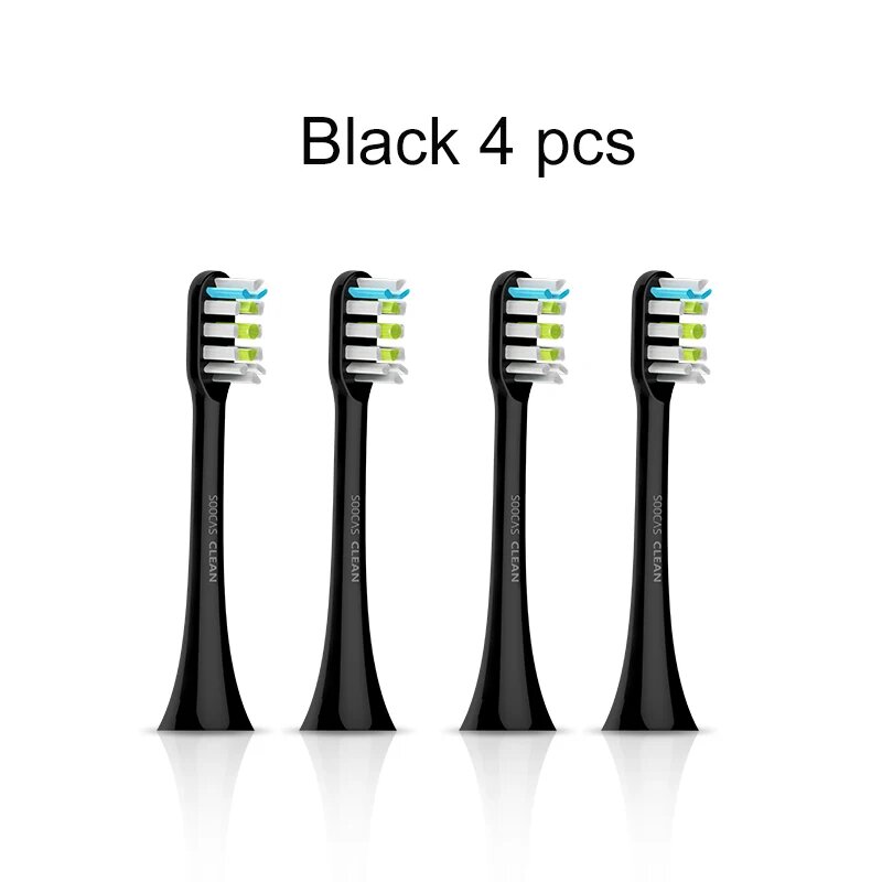 Сменные насадки SOOCAS Black 4 pcs